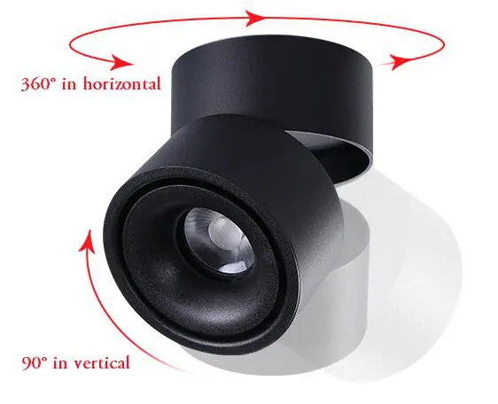 7W 10W 12W Foldable LED Downlight for Roof Slopes - LED Strip Lighting ...